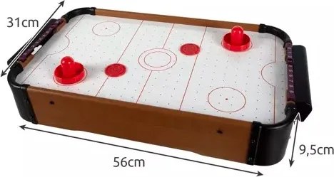 Stolní hokej air hockey 31x56x9,5 cm Kruzzel 21882