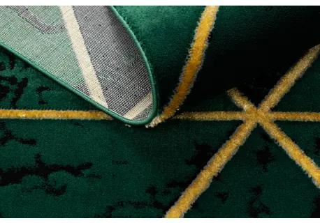 Dywany Luszczow Kusový koberec EMERALD EXCLUSIVE 1020 mramor, trojúhelníky lahvově zelená / zlato Rozměr koberce: 180 x 270 cm