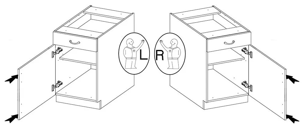 Kuchyňská linka STILO bs | 250 cm | bílá/šedá