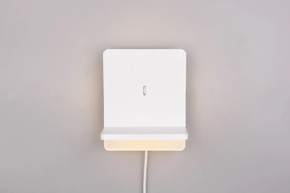 Bílé LED stmívatelné nástěnné svítidlo Fairfield – Trio