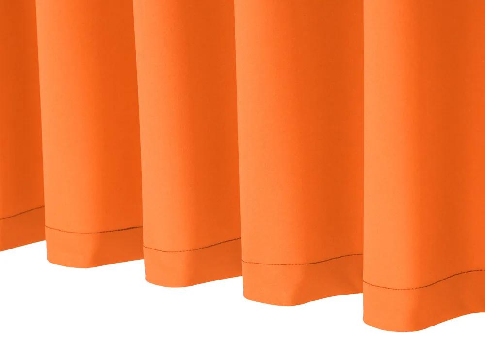Biante Dekorační závěs Rongo RG-035 Oranžový 140x260 cm