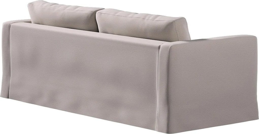 Potah na pohovku IKEA Karlstad 3-místná, nerozkládací, dlouhý barva béžová látka sametová