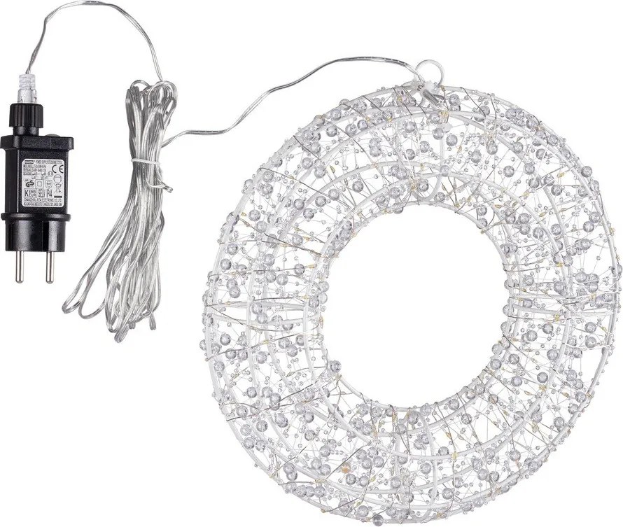 Svítící věnec ø 28 cm Ellary – Bizzotto