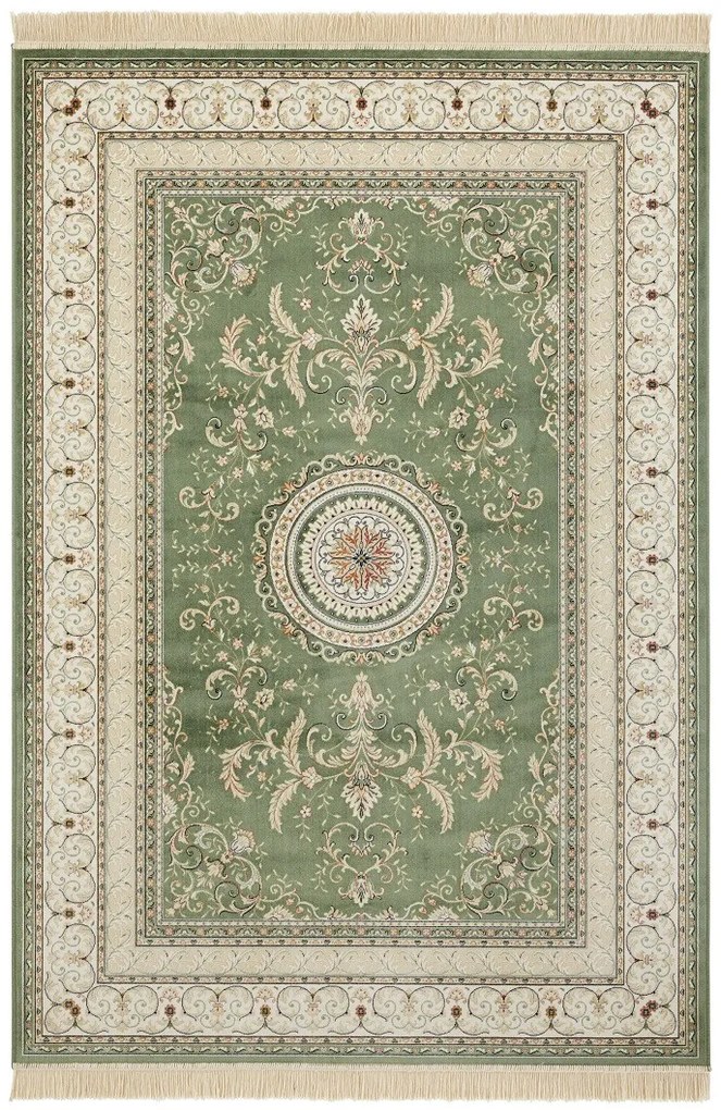 Hanse Home, Kusový koberec Naveh 104372 Green, 160x230, zelená, chodba / předsíň