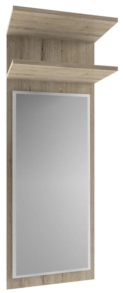 Panel se zrcadlem 45, dub san remo, ORESTES