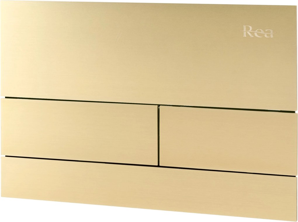 Rea, Ovládací tlačítko k podomítkovým systémům WC T Rea K011A-Q Gold Brush, REA-E0055