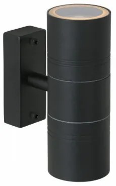 LUCIDE ARNE-LED Outdoor Wall lamp 2xGU10/5W Black, venkovní svítidlo