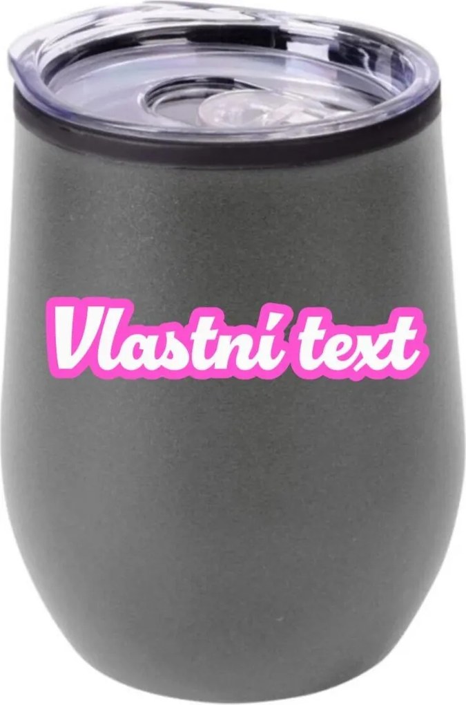 Personalizovaný termohrnek "BOWL" s vlastním textem s obrysem