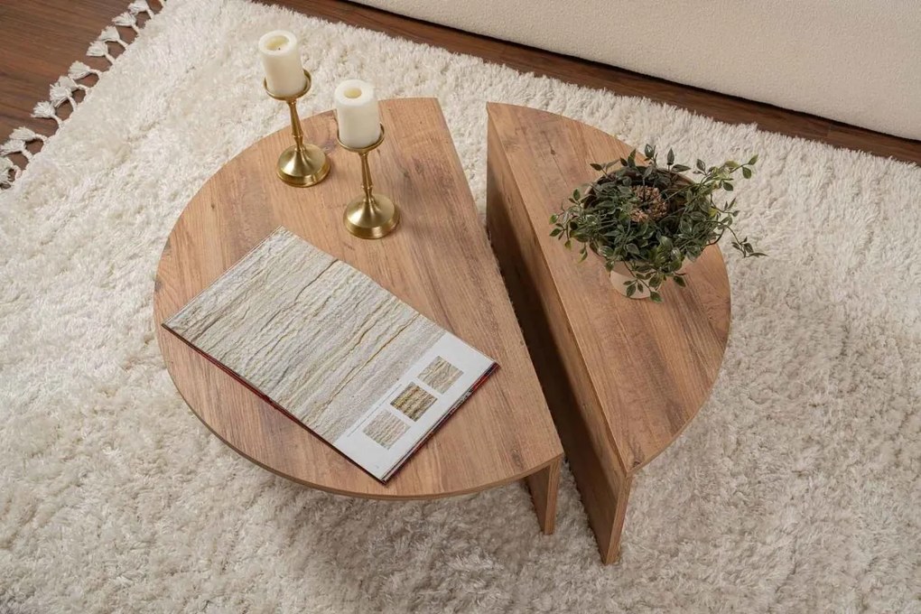 Designový konferenční stolek Baltenis 90 cm atlantská borovice