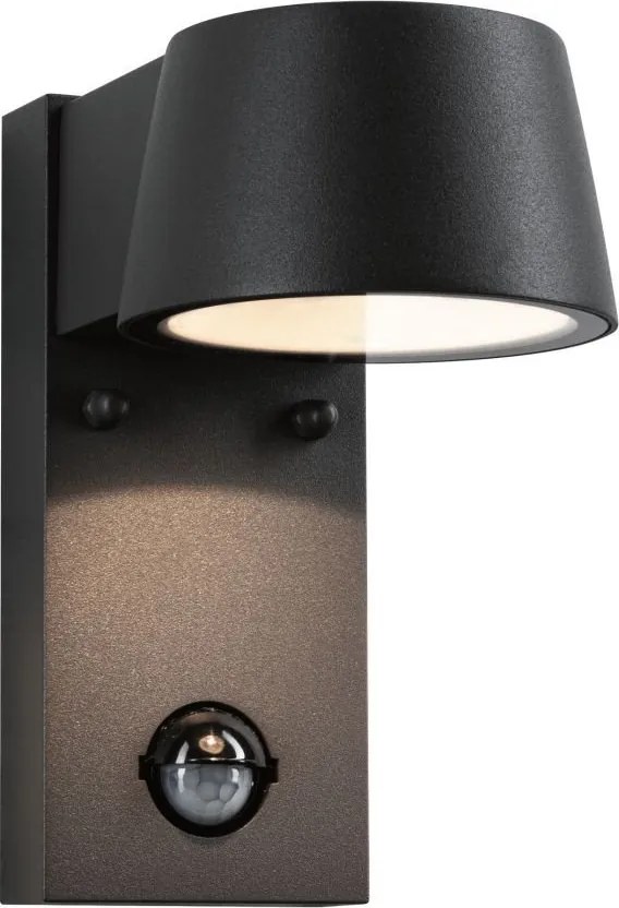 P 94453 Venkovní nástěnné svítidlo Capea antracit IP44 6W 230V teplá bílá pohybové čidlo - PAULMANN