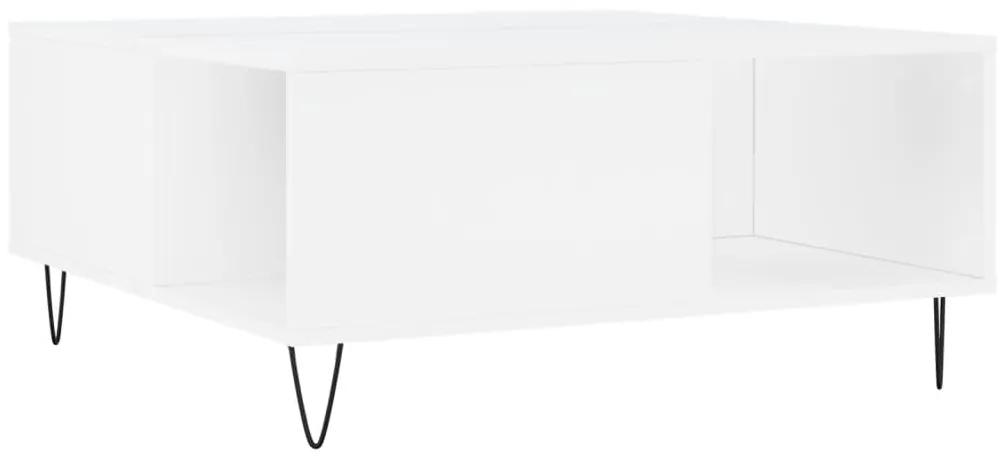 Konferenční stolek bílý 80 x 80 x 36,5 cm kompozitní dřevo