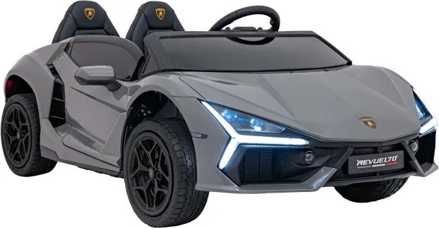 Elektrické autíčko Lamborghini Revuelto XL STRONG šedé