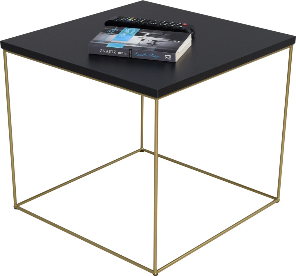 ADRK Furniture Konferenční stolek ELENA 50x50 CT-ELE-G-B