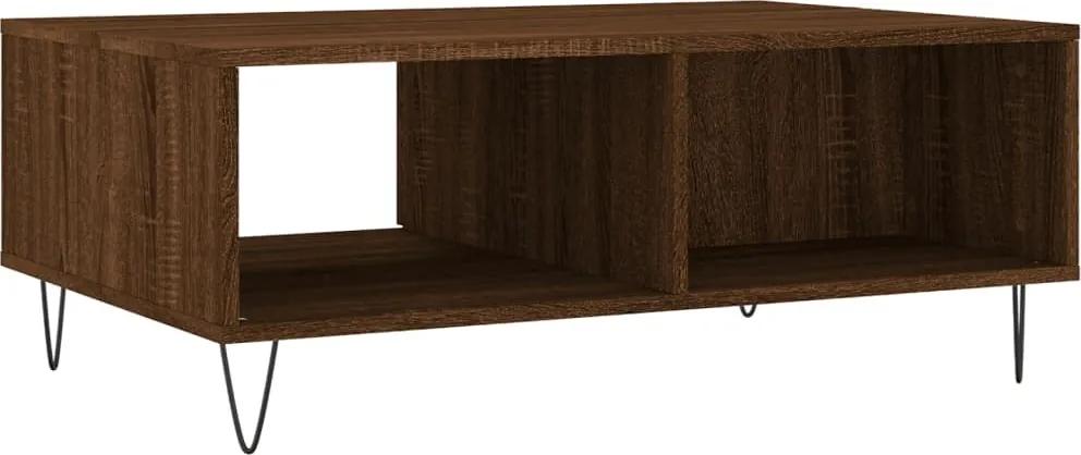 vidaXL Konferenční stolek 90 x 60 x 35 cm kompozitní dřevo [827067] Barva: Černá