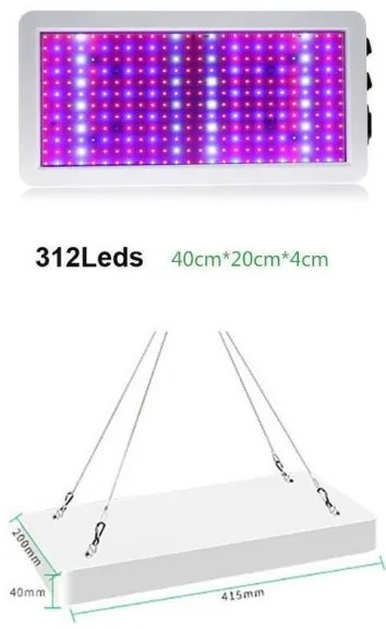 LED Závěsné svítidlo pro pěstování rostlin LED/36W/230V IP44