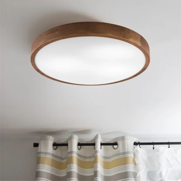 Brilagi - LED Stropní svítidlo CARVALHO SLIM 3xE27/60W/230V dub třešeň pr. 47 cm