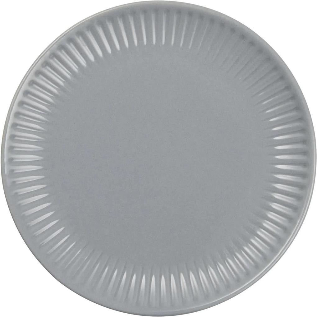 IB LAURSEN Dezertní talíř Mynte French Grey, šedá barva, keramika