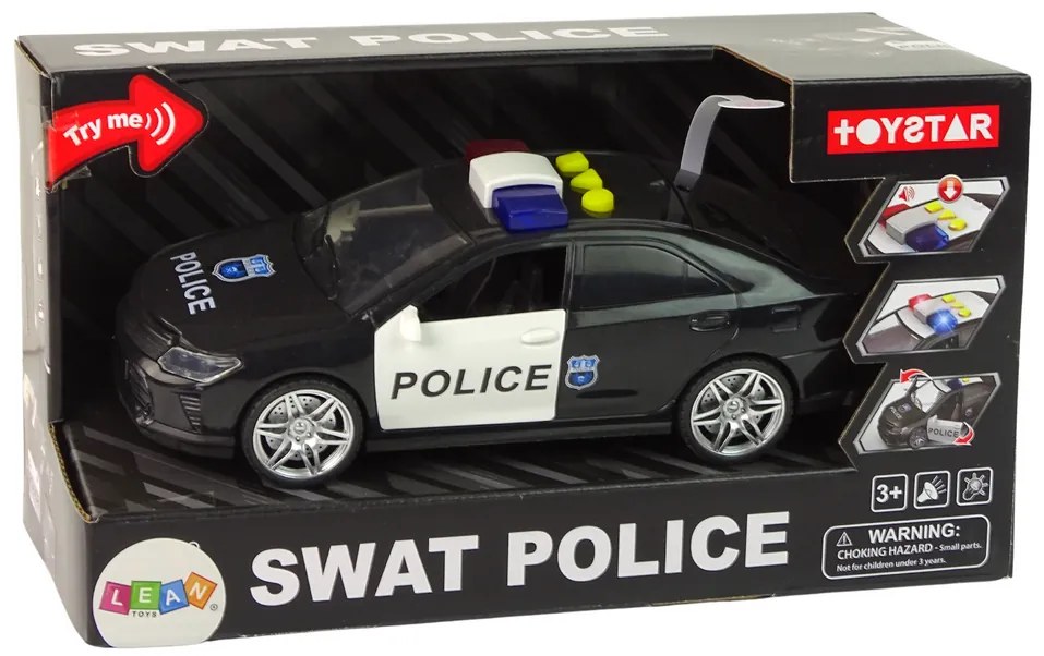 LEANToys Dětské auto Policie 1:14