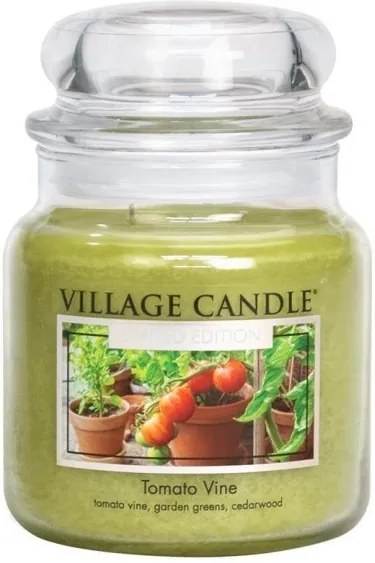 Village Candle Vonná svíčka ve skle, Rajčatová Zahrádka - Tomato Vine 16 oz