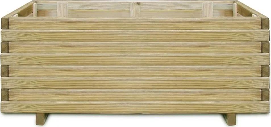 vidaXL Vyvýšený záhon 100 x 50 x 40 cm dřevo obdélníkový [41660] Barva: Béžová