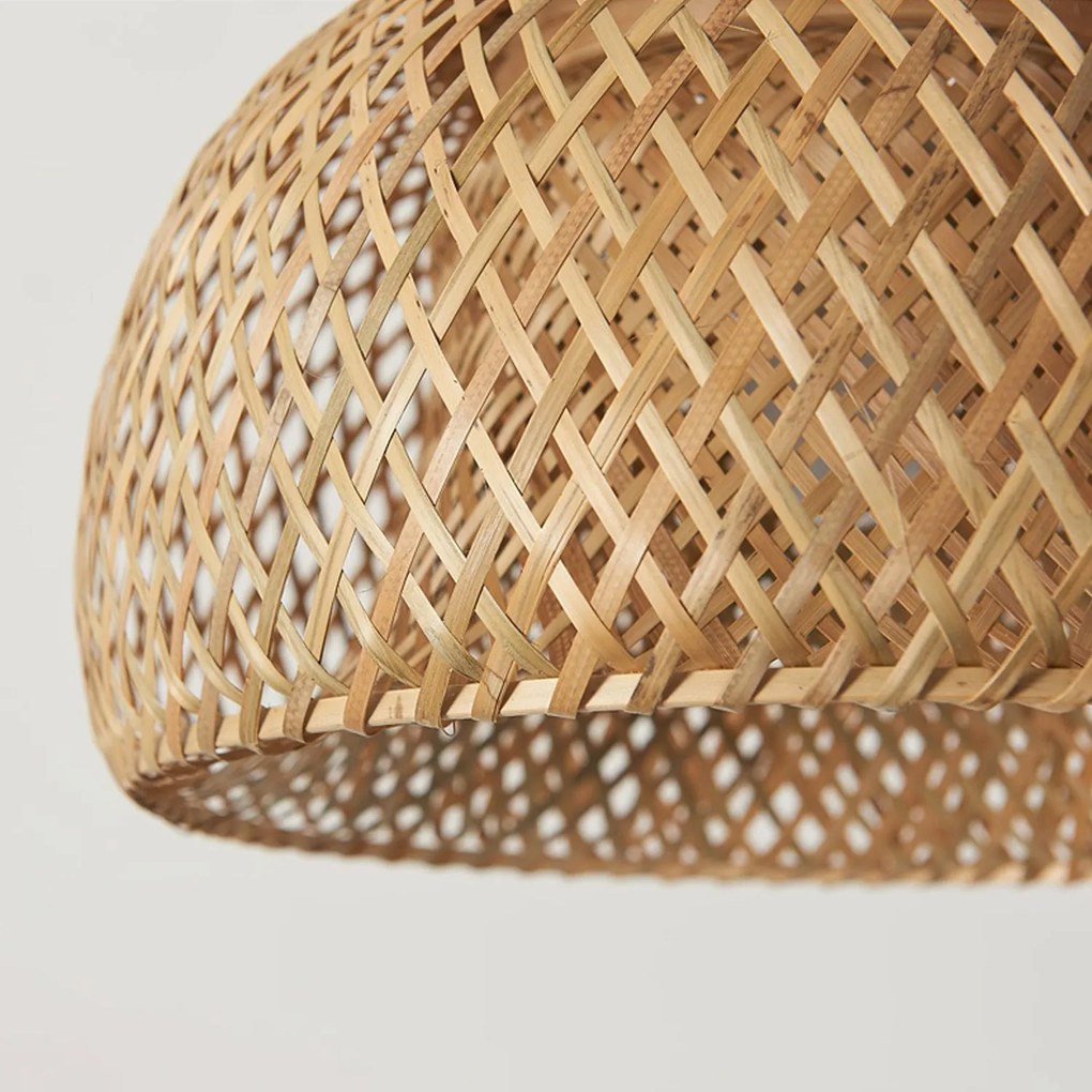 Toolight - stropní svítidlo z přírodního bambusu E27 60W APP886-1CP, hnědá, OSW-05246