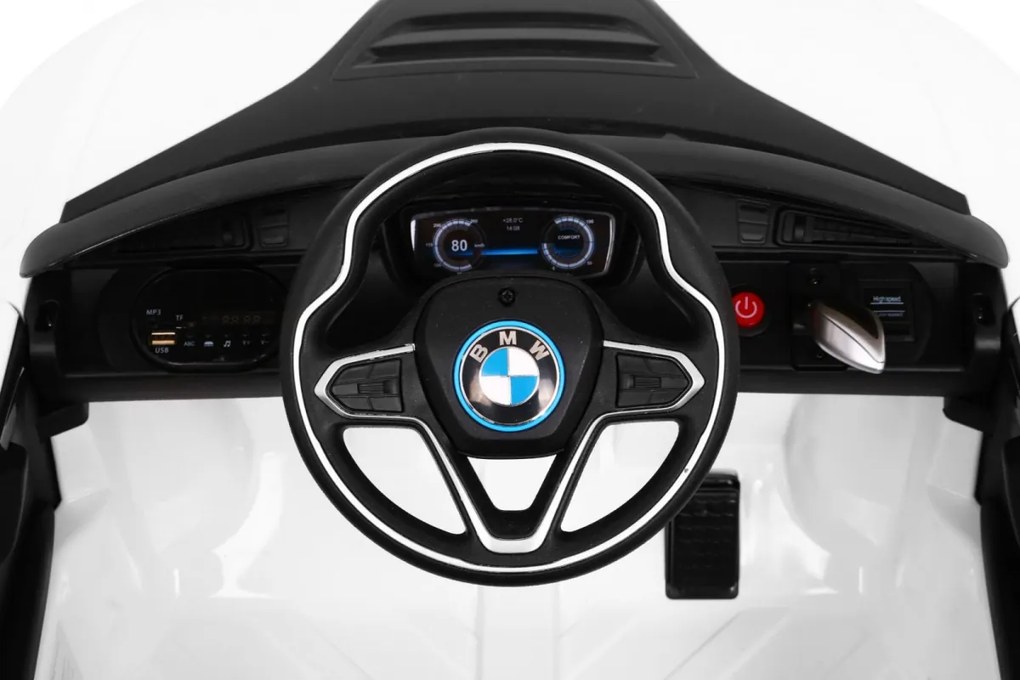 Ramiz Elektrické autíčko BMW i8 Lift bílé + dálkové ovládání