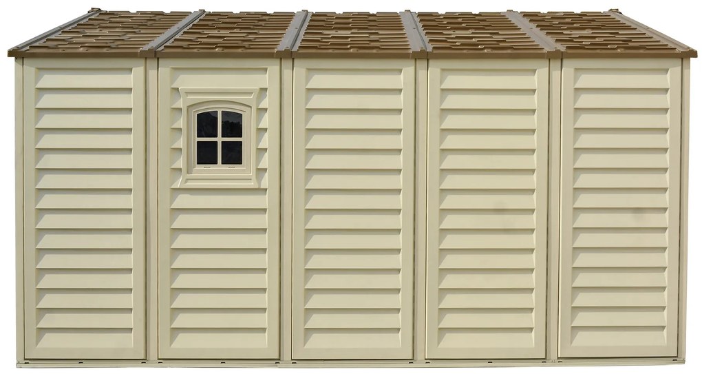 DURAMAX Zahradní domek Duramax WoodBridge Plus 13m2 + podlahová konstrukce (model 40234 -10x13´)