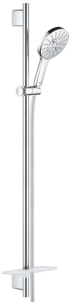 Grohe Rainshower SmartActive - Sada sprchové hlavice 130 9,5 l/min, 3 proudy, tyče 90 cm a hadice, chrom 26548000