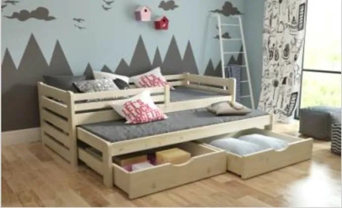DB nábytek Dětská postel Olaf borovice 160 x 80 cm