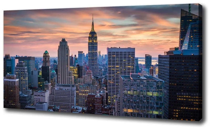 Wallmuralia Foto obraz na plátně do obýváku Manhattan New York 100x50 cm