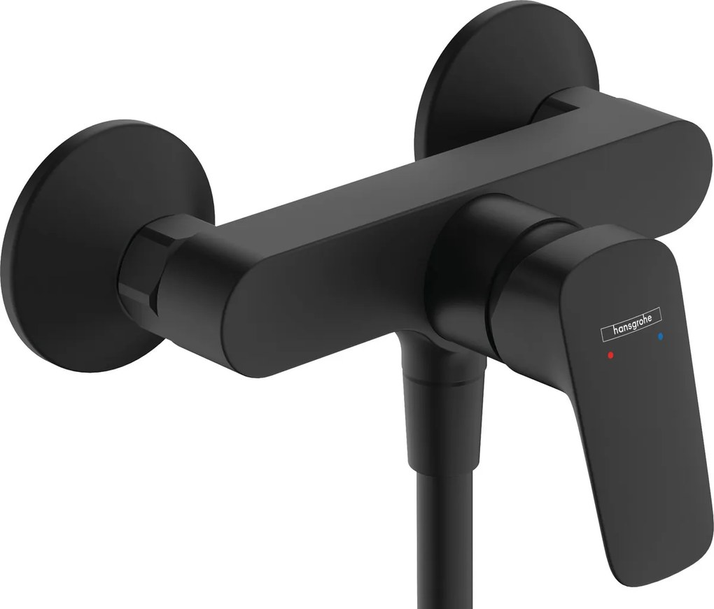 Hansgrohe Logis, sprchová baterie nástěnná, černá matná, HAN-71600670