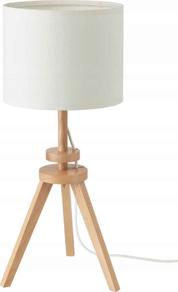 Ikea Lauters Stolní lampa, jasan, bílá