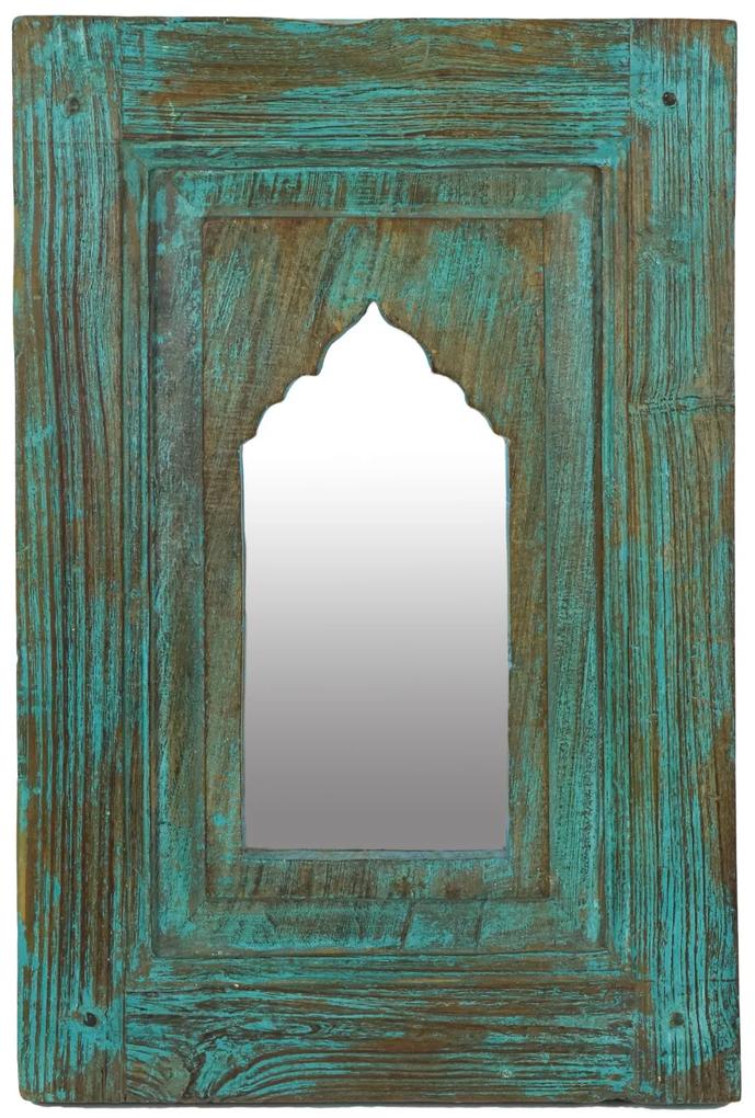 Sanu Babu Zrcadlo v rámu z teakového dřeva, 35x5x53cm