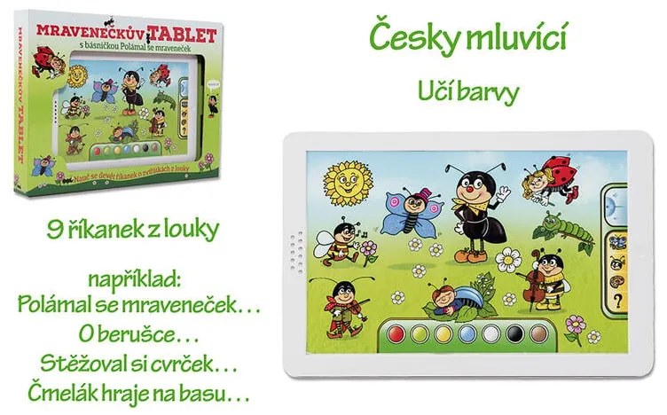 Mravenečkův tablet pro nejmenší