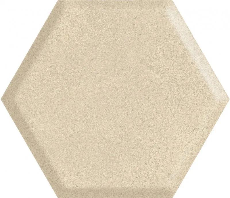 Ceramika Paradyz Obklad Serene Beige Heksagon Struktura Mat 19,8x17,1 - 160670