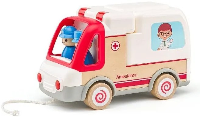 Autíčko pro nejmenší woody ambulance se zvuky a světlem