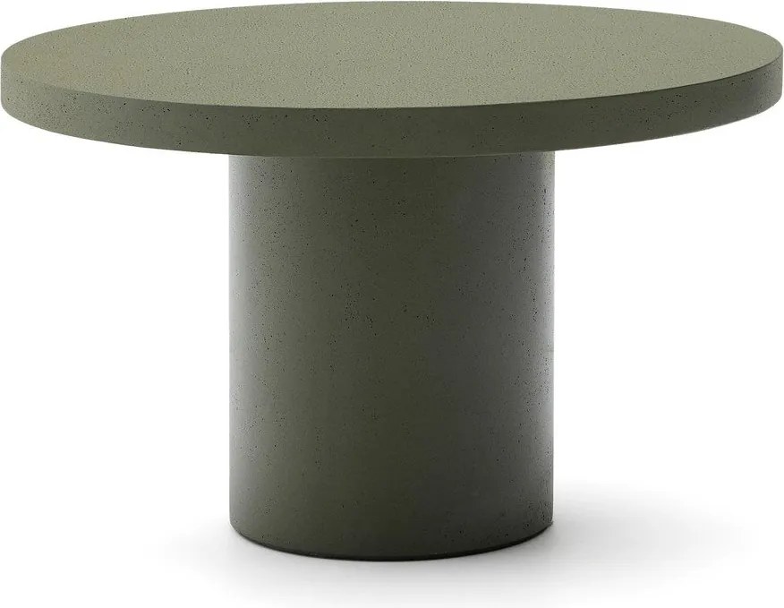Betonový kulatý zahradní jídelní stůl ø 120 cm Aiguablava – Kave Home