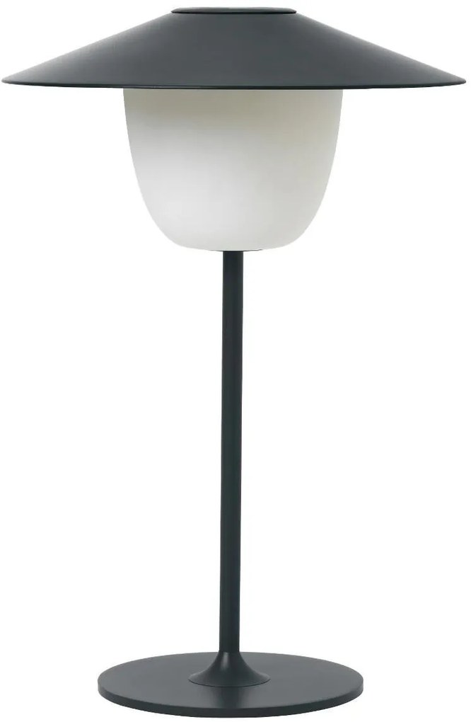 Přenosná LED lampička, černá, hliníková BLOMUS