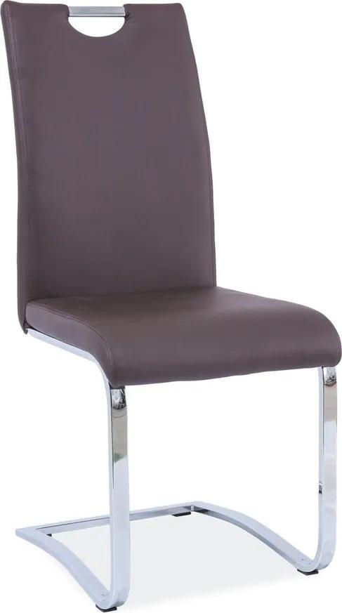 Casarredo Jídelní čalouněná židle H-790 hnědá
