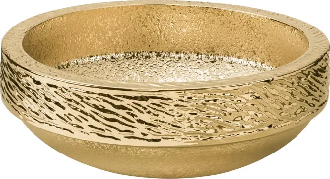 UPTrend Kruhové keramické umyvadlo na desku CELIA GOLD TR‑T339, zlatá lesk