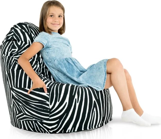 Křeslo Porto zebra
