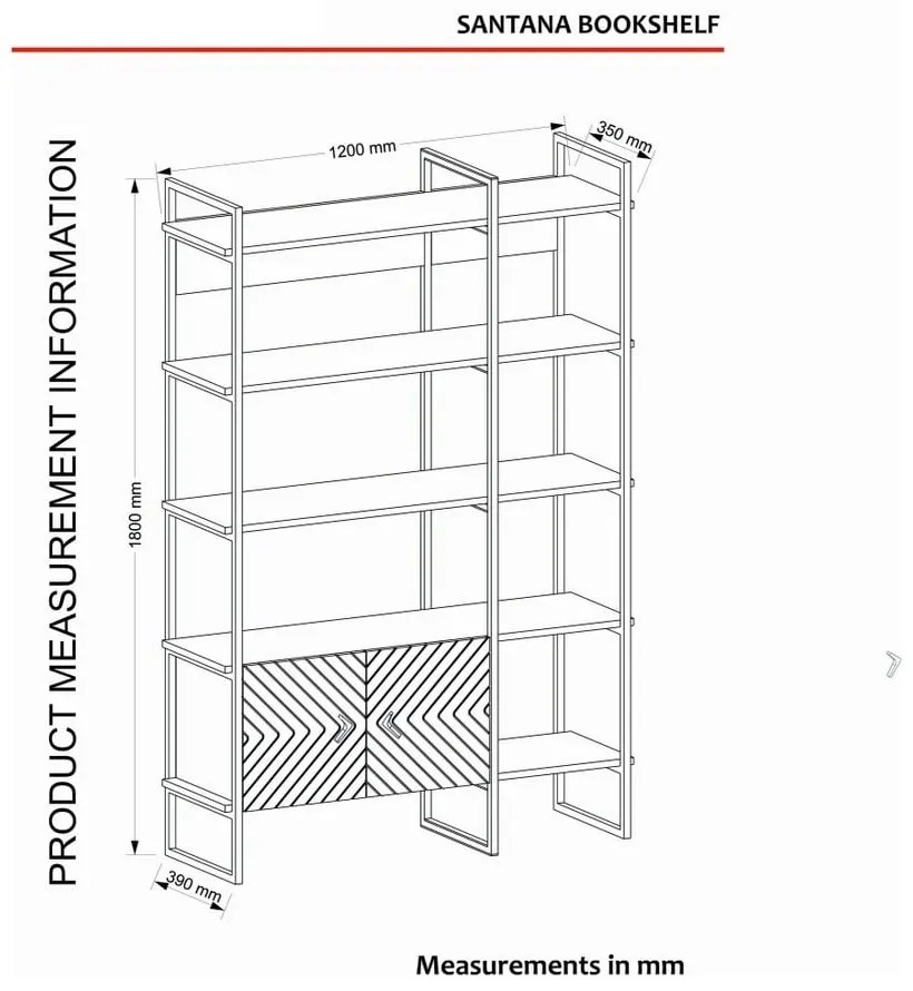 Předsíňová sestava v dekoru ořechového dřeva Santana