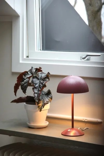 Markslöjd 109142 - Stolní lampa ZIN 2xG9/20W/230V růžová