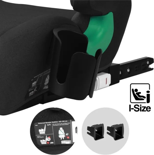 Dětský podsedák do auta Cabby 35 černý