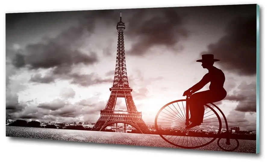 Wallmuralia Foto obraz sklo tvrzené Eiffelova věž Paříž 100x50
