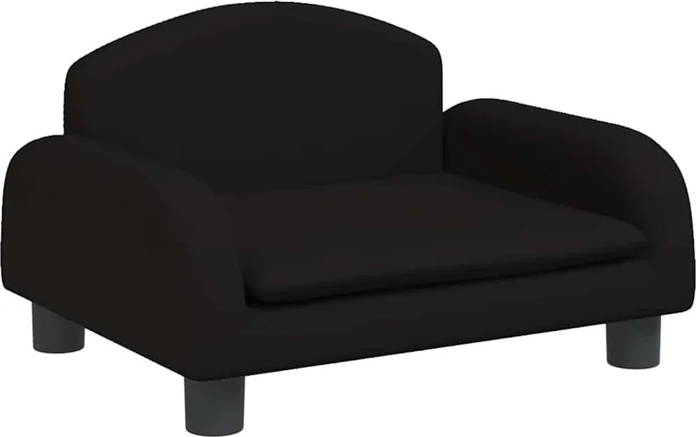 Pelíšek pro psy černý 50 x 40 x 30 cm textil 171975