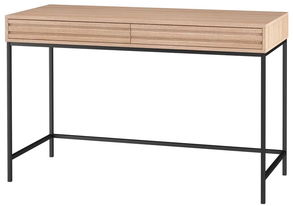 Pracovní stůl s deskou v dubovém dekoru 50x120 cm Celine – Støraa