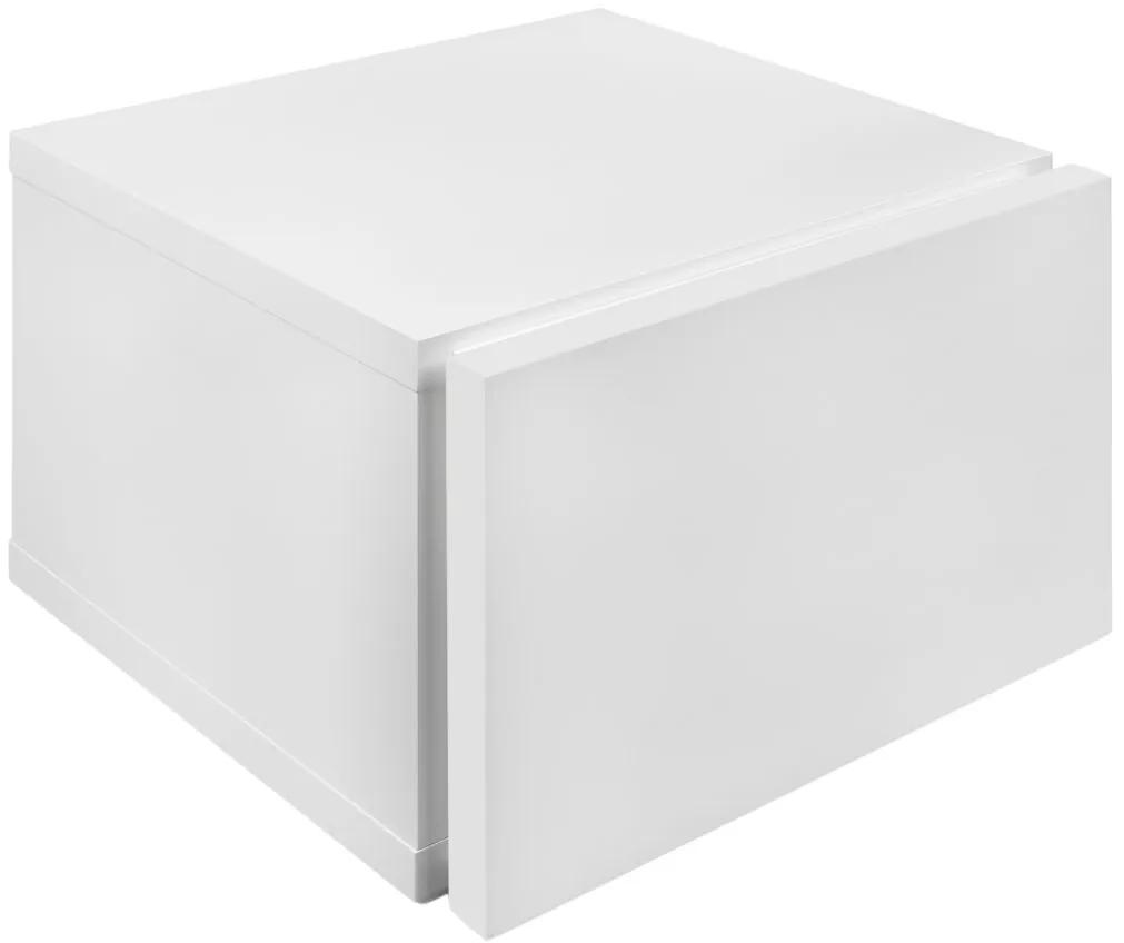 OnaDnes -20% Bílý noční stolek TEMAHOME Float 45 x 43 cm