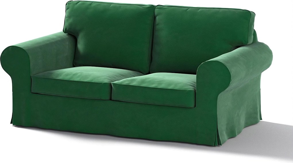 Potah na pohovku IKEA Ektorp 2-místná, nerozkládací barva zelená látka lesklé, sametová