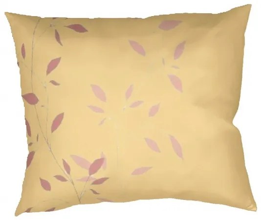 Dadka Povlak na polštář flanel Mandevila pudrová na banánovém  70x90 cm
